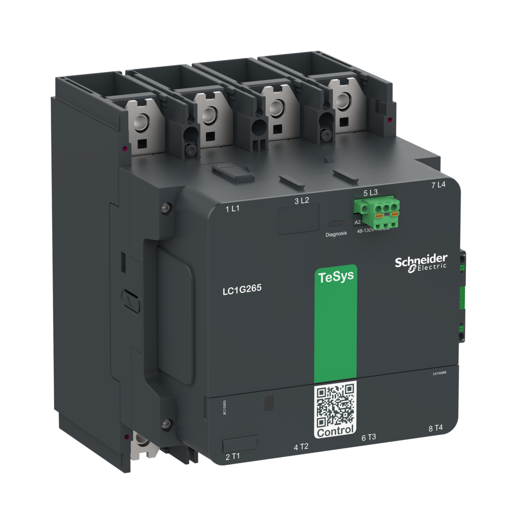 TeSys Giga, High power contactor, 4 pole (4NO), AC-1